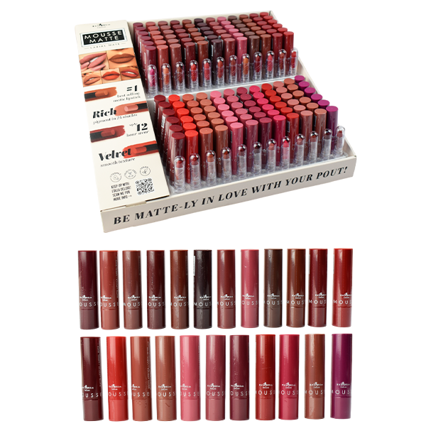 Labial Mousse Matte de Italia Delux – Zona 1 Mode GT